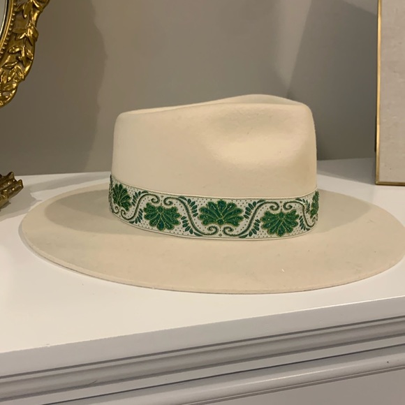 Lack Of Color | Accessories | Lack Of Color Wool Hat With Green Detail ...